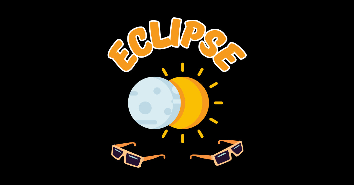 Eclipse - Solar Eclipse 2024 - Sticker | TeePublic