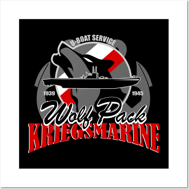 U-boat - Wolf Pack Kriegsmarine - Ww2 Submarine - Posters and Art ...