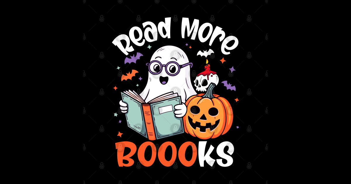 Read More Booooks Ghost Reading Teacher Halloween - Read More Booooks ...