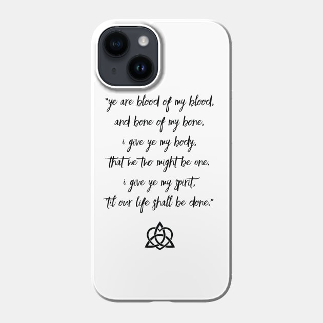 Outlander | Blood of my Blood - Outlander - Phone Case | TeePublic