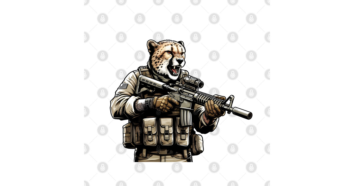 Tactical Tiger - Tiger - T-Shirt | TeePublic