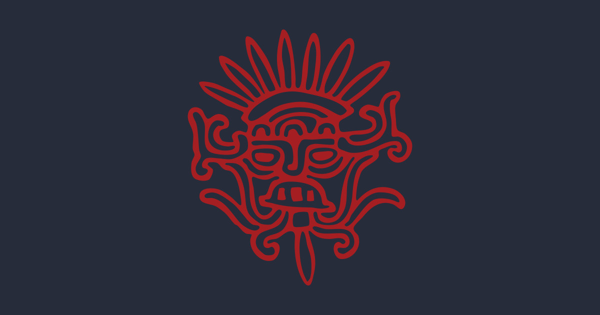 Aztec Warrior Azteca Culture Kukulkan Mask - Aztec - T-Shirt | TeePublic