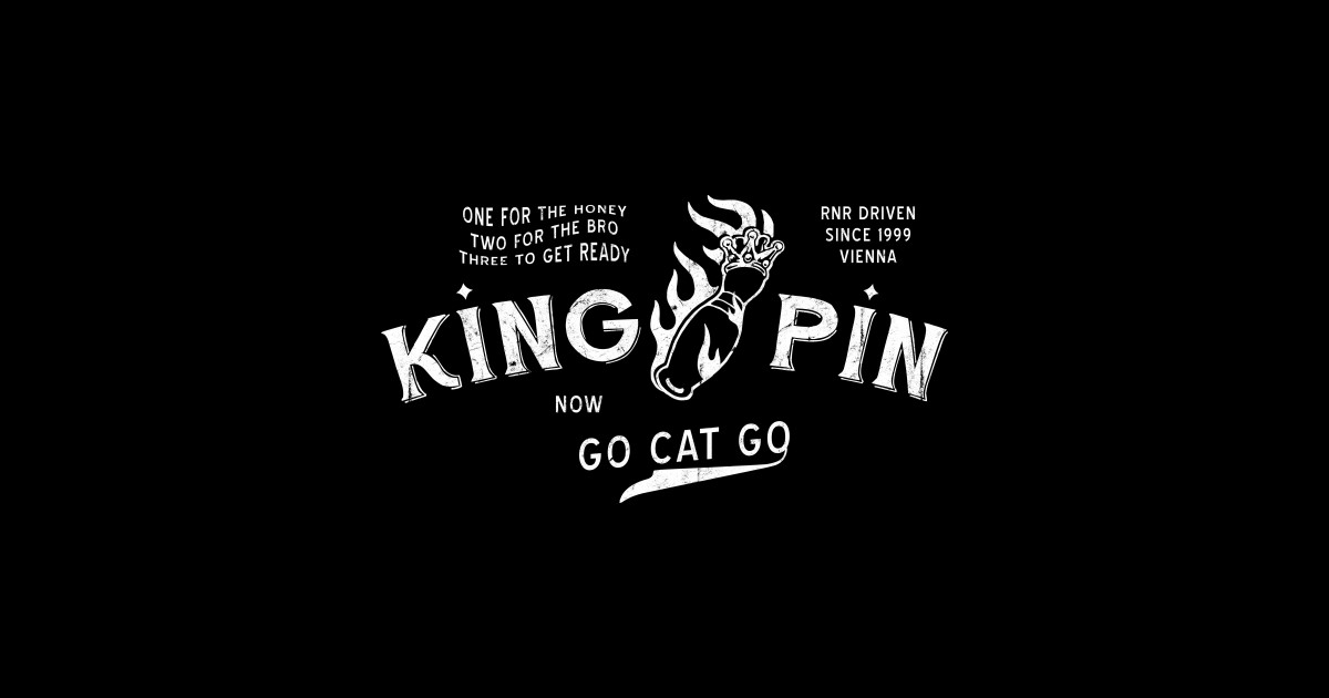 Kingpin Store Logo - Vintage Logo - Sticker | TeePublic