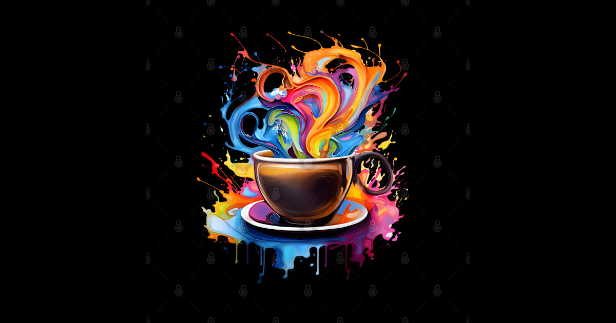 Coffee Splash Art - Coffee - Posters and Art Prints | TeePublic