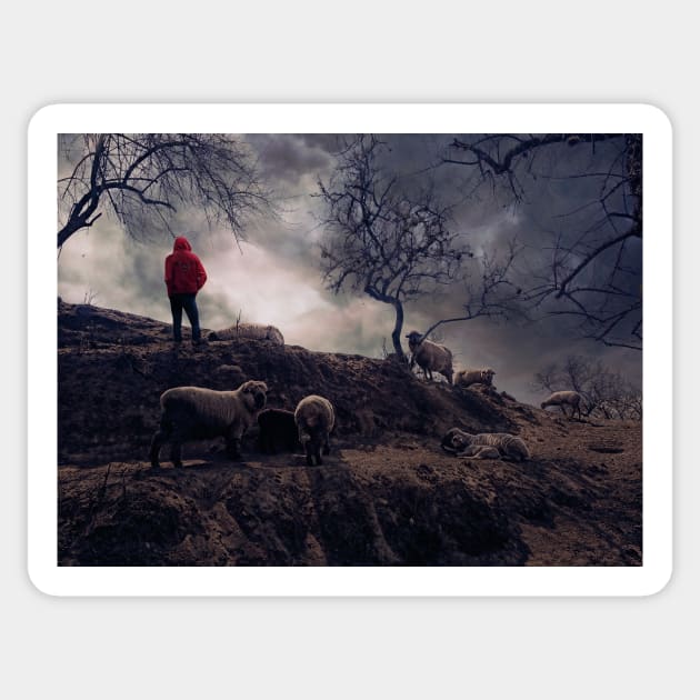 The Good Shepherd - Shepherd - Sticker | TeePublic