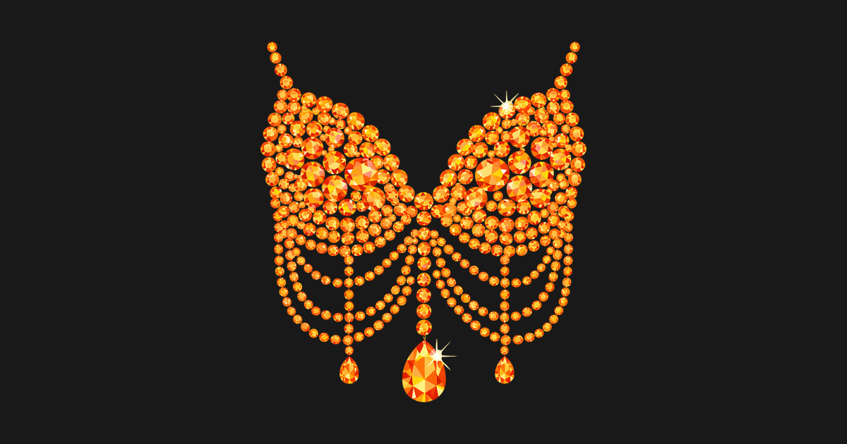 Halloween Orange Bra Show - Custom Halloween Costume - T-Shirt | TeePublic