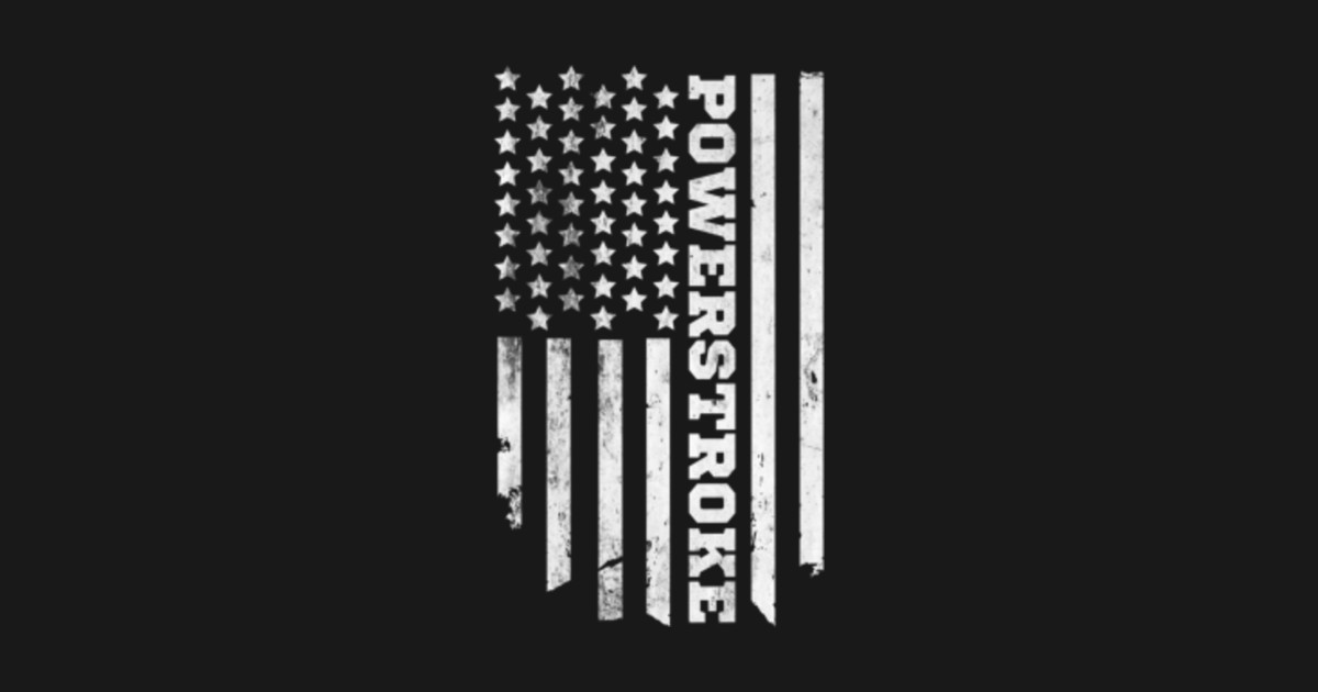 American Flag Powerstroke - American Flag Powerstroke - Mask | TeePublic