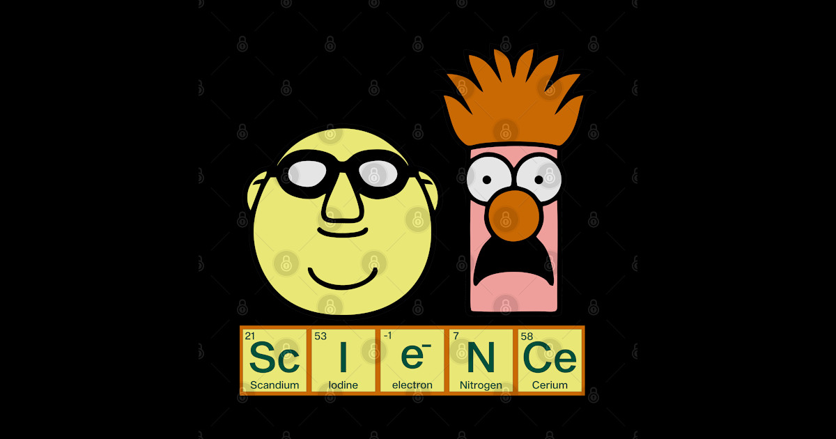 Muppets Science Dual - Muppets - Sticker | TeePublic