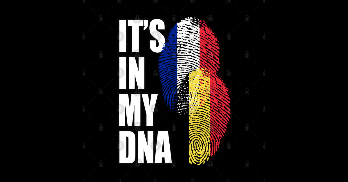 Belgian And French Mix Heritage DNA Flag - Proud Belgian French ...