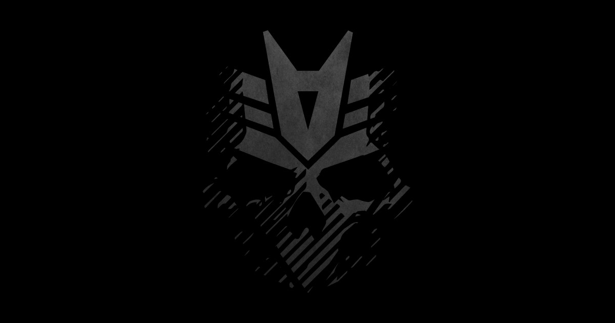 Ghost Recon/Decepticon Mash Up (Grey) - Decepticon - Sticker | TeePublic