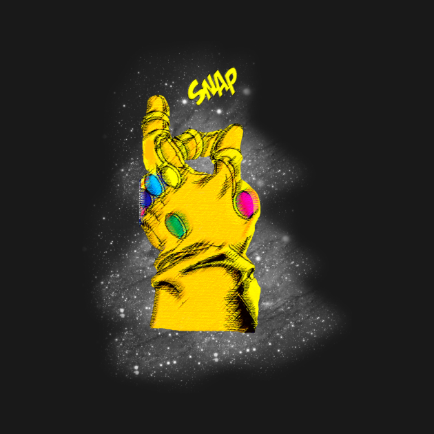 Infinity Snap - Infinity War Gauntlet - T-Shirt | TeePublic