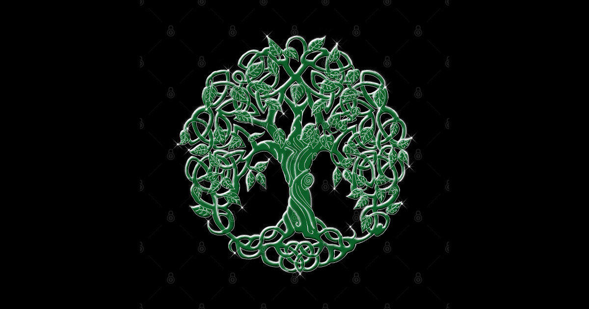 Tree of Life Green - Tree Of Life - Sticker | TeePublic