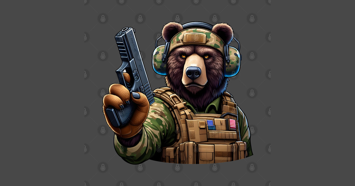 Tactical Bears - Tactical - T-Shirt | TeePublic