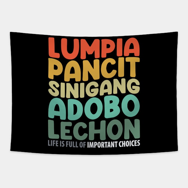 Filipino Food Philippine Lumpia Pancit Sinigang Adobo Lechon - Lumpia Pancit Sinigang Adobo ...