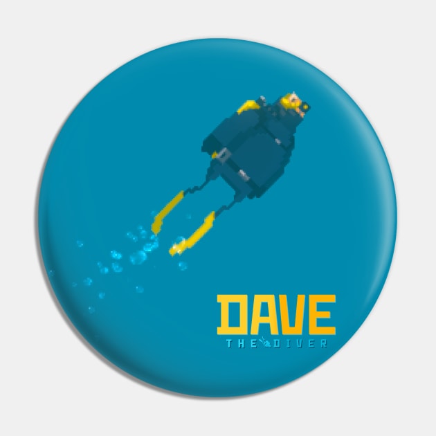 DAVE the diver Fan Art - Dave The Diver - Pin | TeePublic