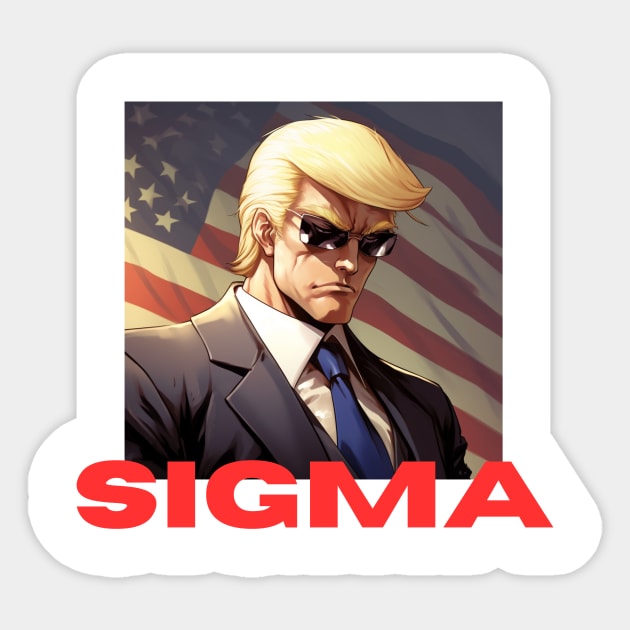 Sigma American Male - Sigma - Sticker | TeePublic