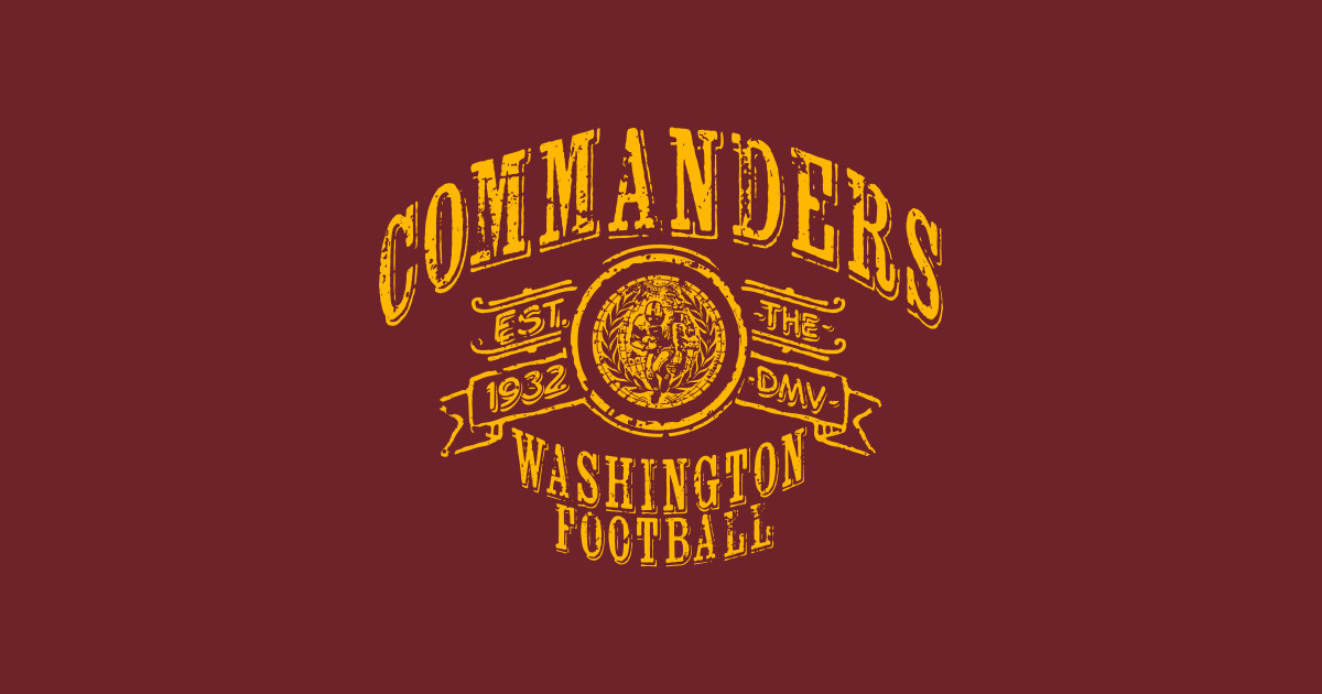 Commanders Vintage Football - Commanders - T-Shirt | TeePublic