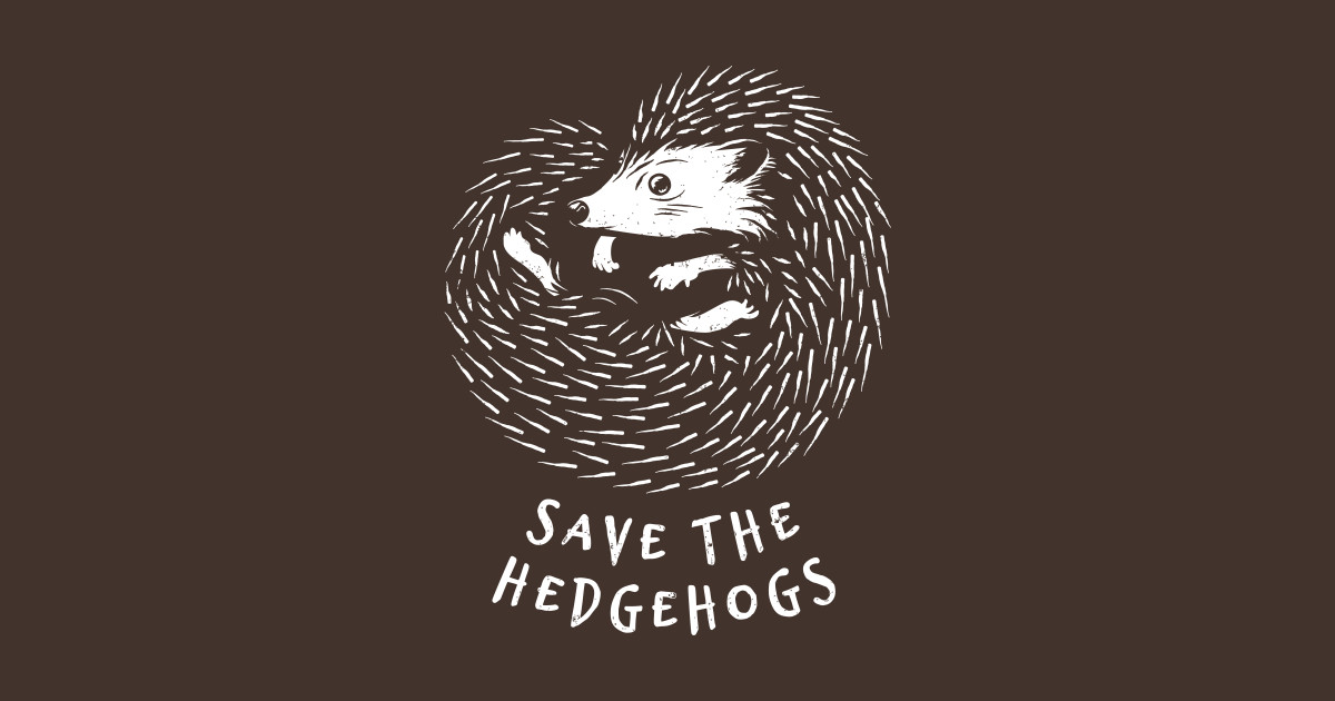 Save The Hedgehogs - Hedgehog Conservation - Hedgehog Lover - Pillow ...