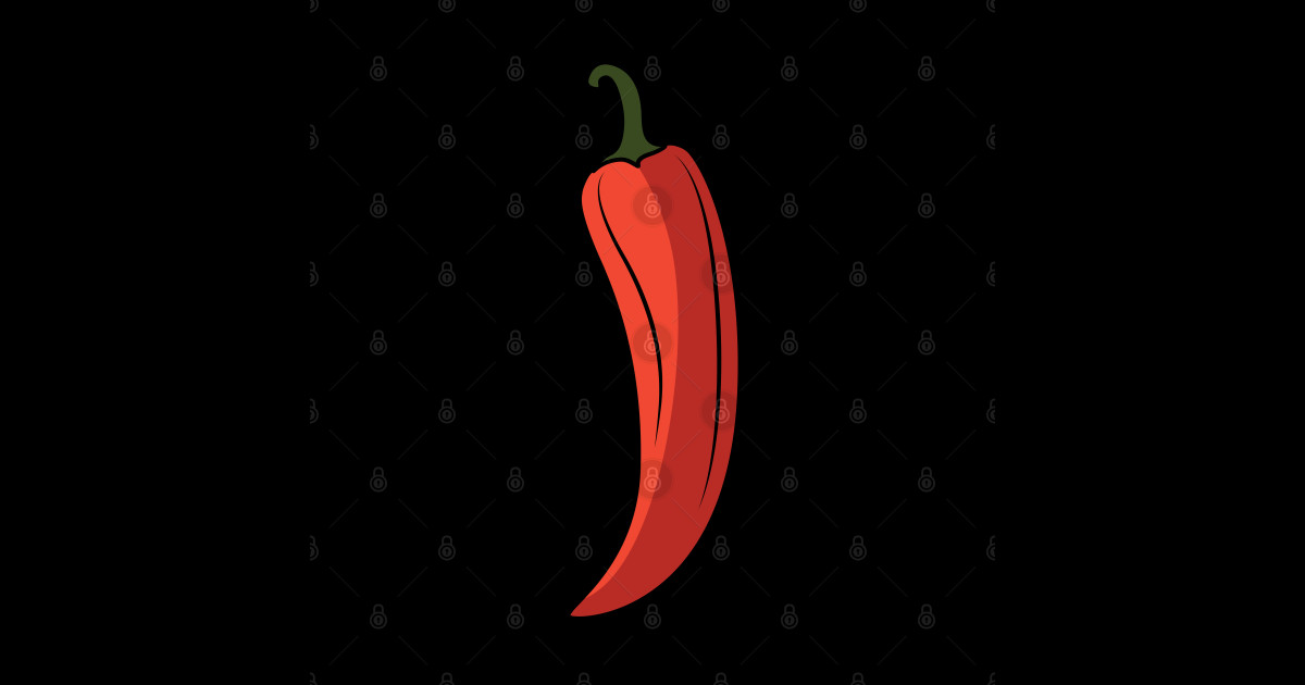Chilli Pepper - Chilli - Sticker | TeePublic