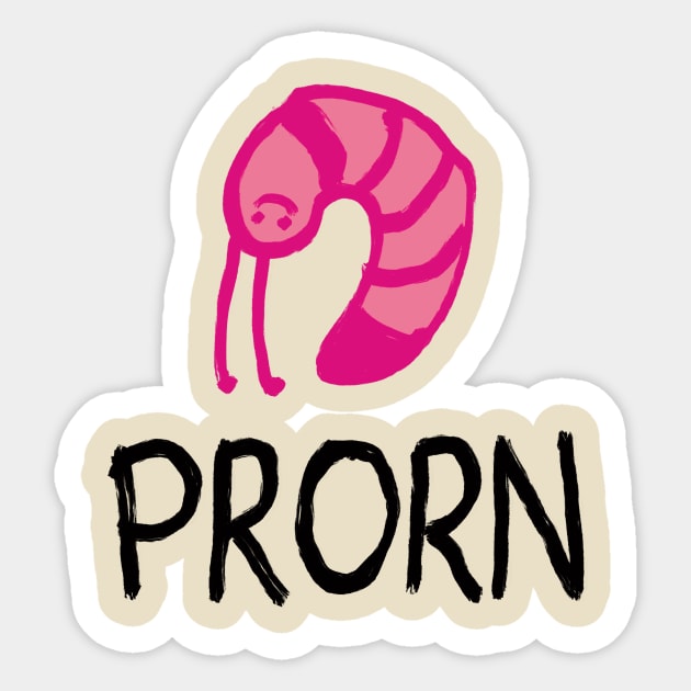 I love prawns - Funny - Sticker | TeePublic