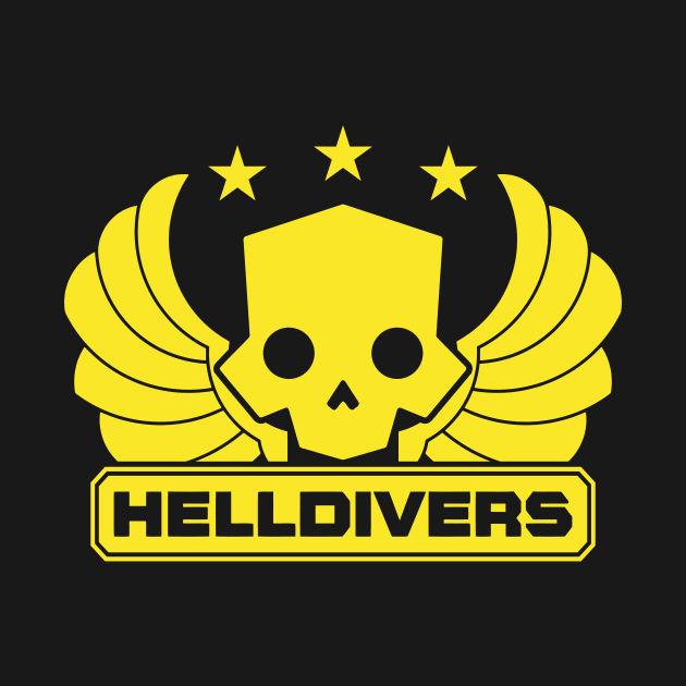 Helldivers 2 Fan Emblem - Helldivers 2 - T-Shirt | TeePublic