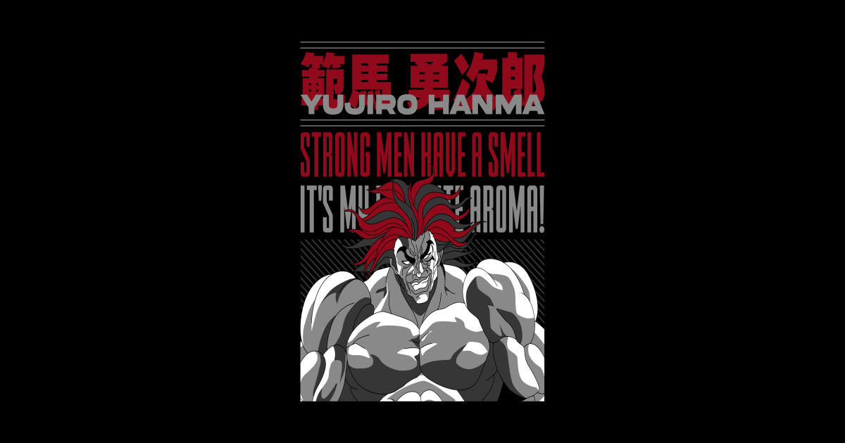 Yujiro Hanma - Baki - Sticker | TeePublic