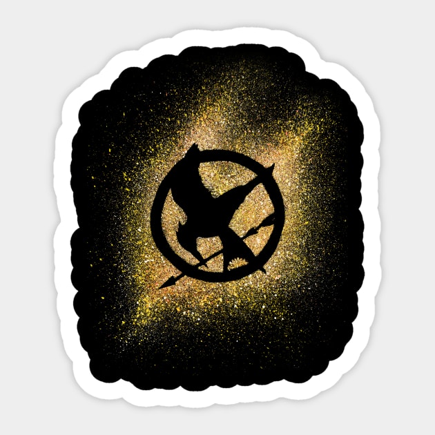 Catching Fire - The Hunger Games - Sticker | TeePublic