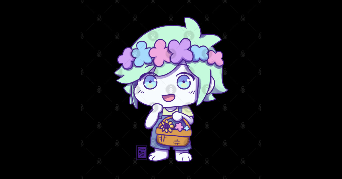 Basil Chibi - Omori - Sticker | TeePublic