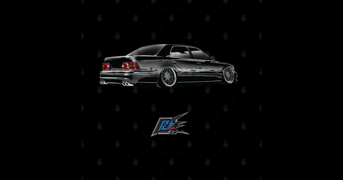 lexus ls400 black - Lexus Ls400 - Sticker | TeePublic