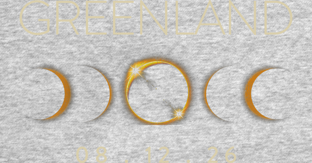 Greenland Solar Eclipse 2026 12 August 2026 Totality Island - Solar ...