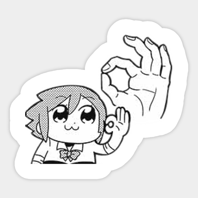 Okay - Anime - Sticker | TeePublic