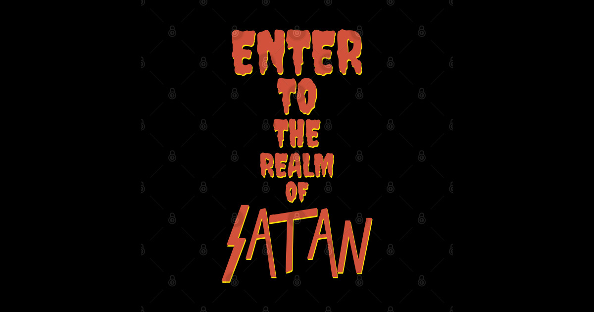 Vintage Enter To The Realm Of Satan Heavy Metal Thrash Aesthetic ...