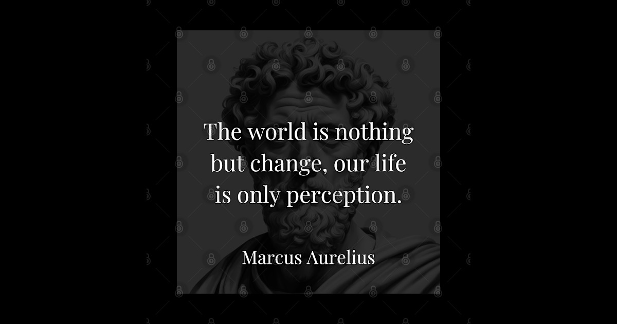 Marcus Aurelius's Insight: Embracing Change and Perception - Stoicism ...