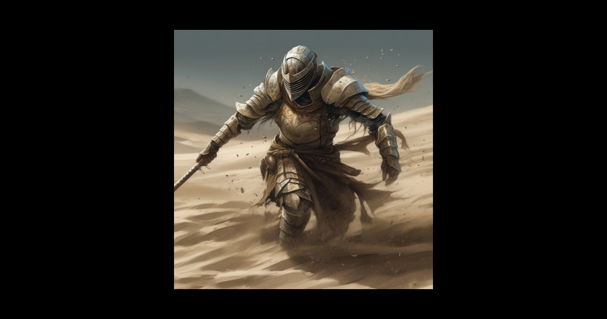 Sand knight - Knight - Posters and Art Prints | TeePublic