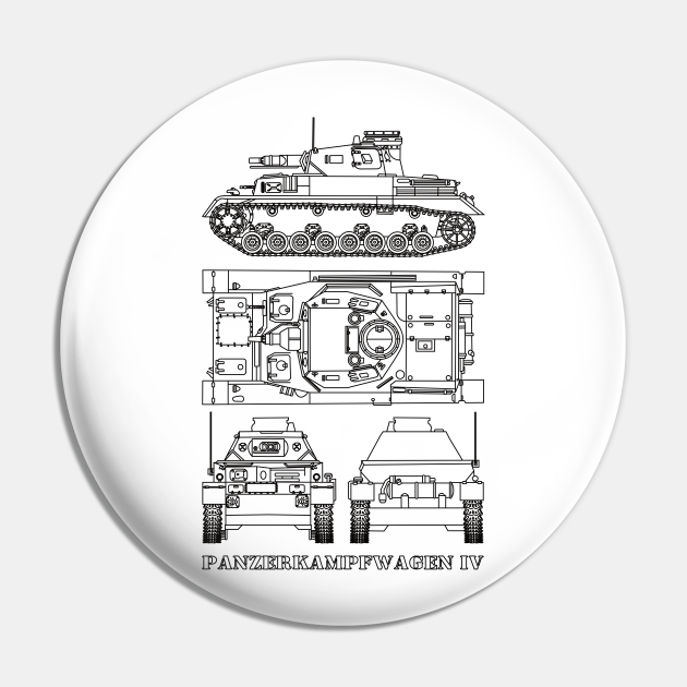 Panzer IV 4 Tank German WW2 Medium Tanks Blueprints Diagram Gift ...