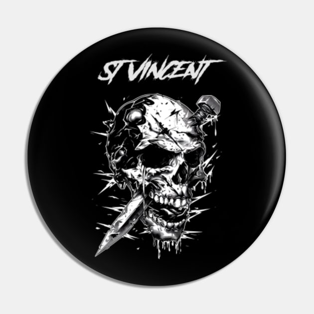 ST VINCENT FAN ART - St Vincent Fan Art - Pin | TeePublic