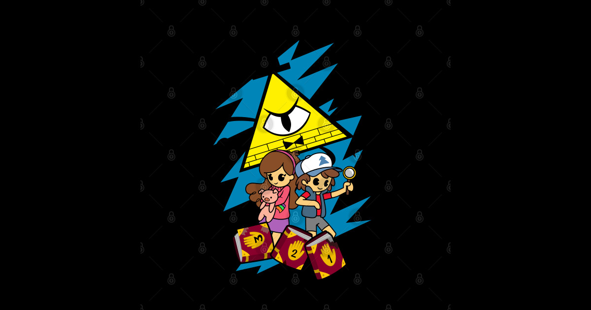 Cipher's Twins - Bill Cipher - Posters and Art Prints | TeePublic