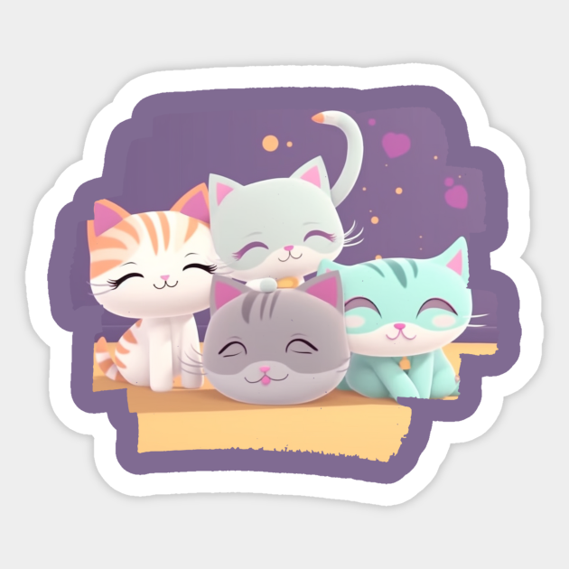 Superkitties - Superkitties - Sticker | TeePublic