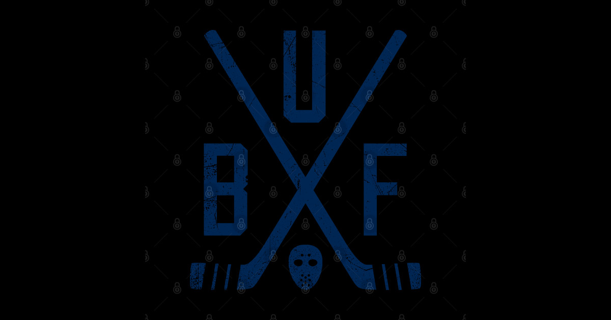 BUF Retro Sticks - Yellow - Sabres - Posters and Art Prints | TeePublic