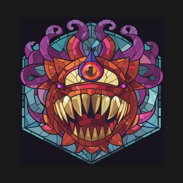 Dungeons and Dragons Beholder Stained Glass - Dungeons And Dragons - T ...