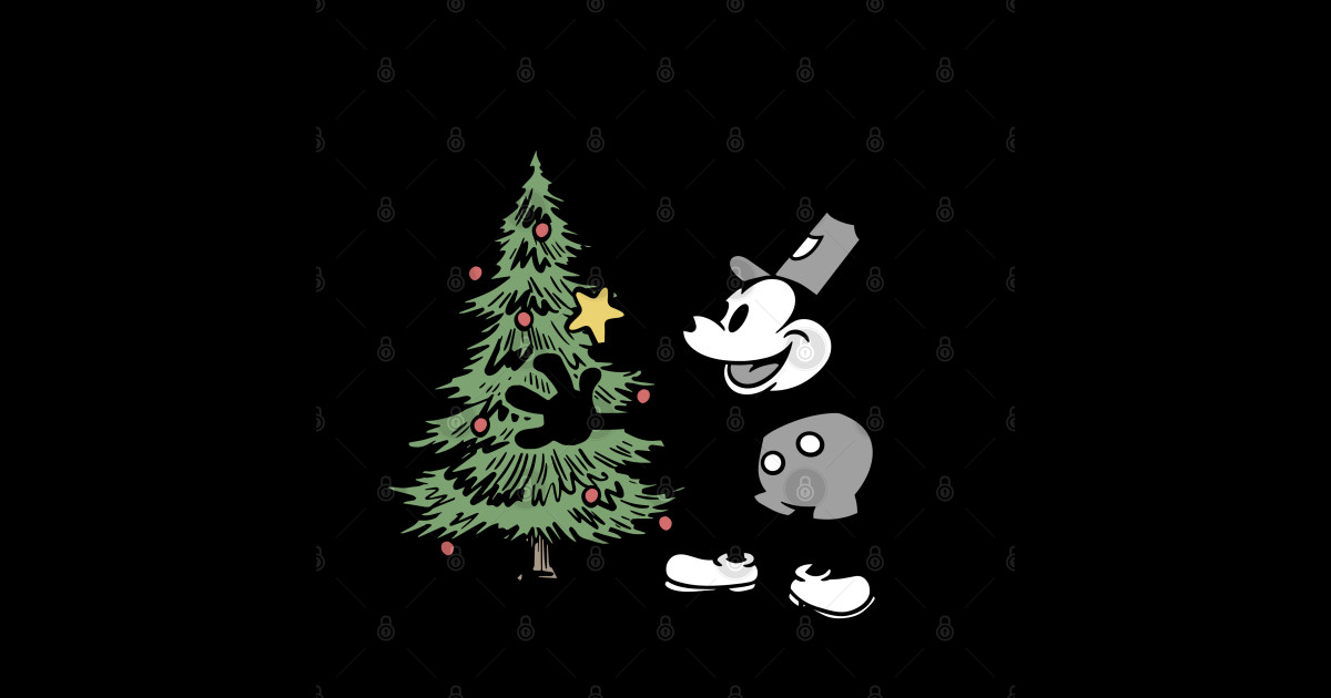 STEAMBOAT WILLIE - Christmas xmas santa - Christmas Tree Vintage ...