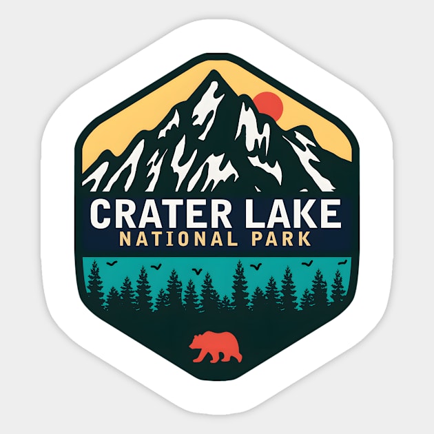 Crater Lake National Park - Crater Lake National Park - Sticker | TeePublic