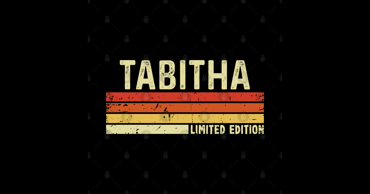 Tabitha Name Vintage Retro Limited Edition Gift - Tabitha - Sticker ...
