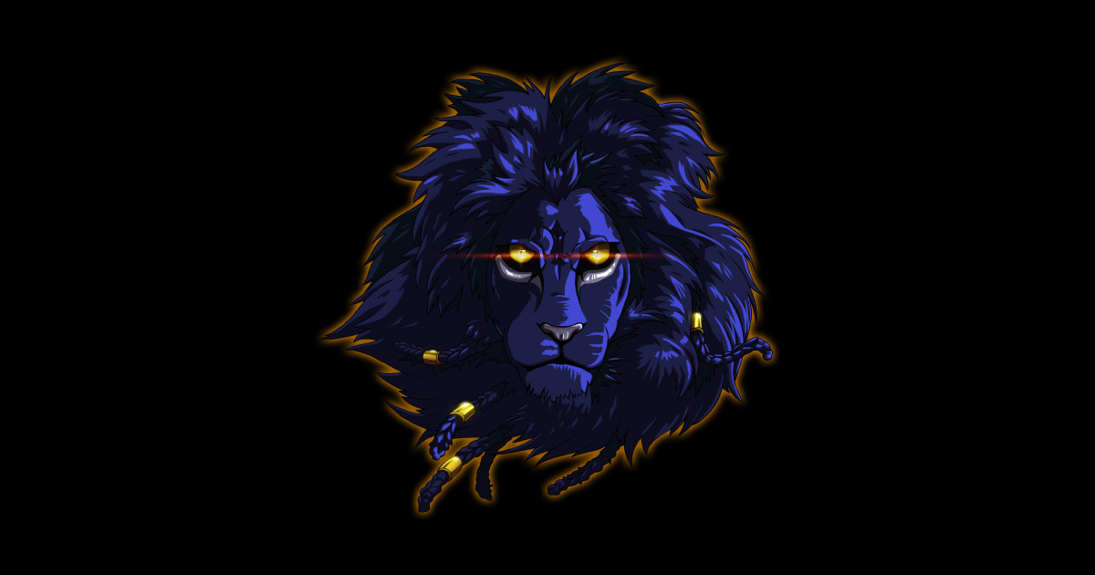 Black Lion - Lion - Sticker | TeePublic