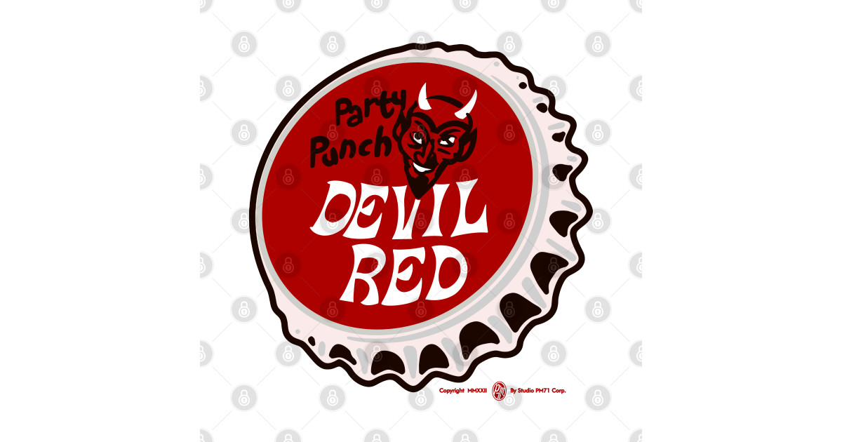 Vintage Red Devil Party Punch Soda Bottlecap - Vintage - T-Shirt ...