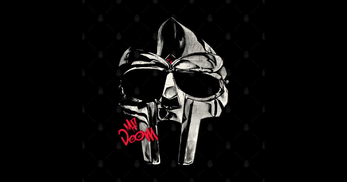 MF Doom Illustration Classic - Mf Doom - Sticker | TeePublic