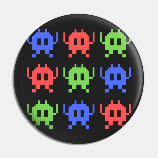 Invaders - Invaders - Pin | TeePublic