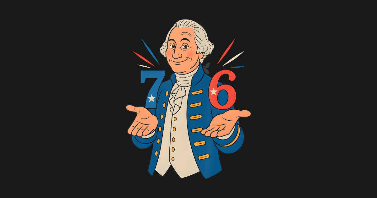 7-6 Since 1776 George Washington Six Seven 6-7 - Funny George ...