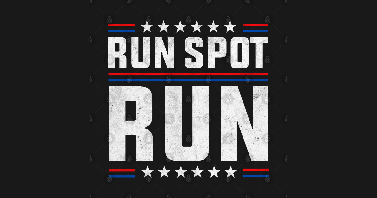 run spot run trump 2024 - Run Spot Run Trump - T-Shirt | TeePublic