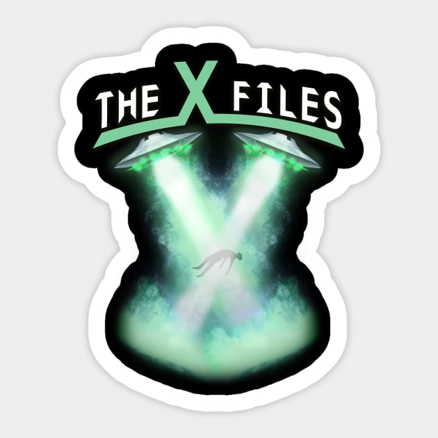 X-Files rock tee - Fox Mulder - Sticker | TeePublic